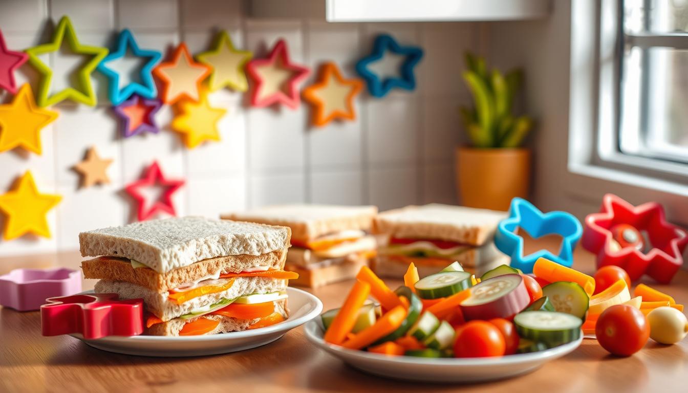Delicious Lunch Ideas for Kids: Use Cookie Cutters for Sandwiches ...