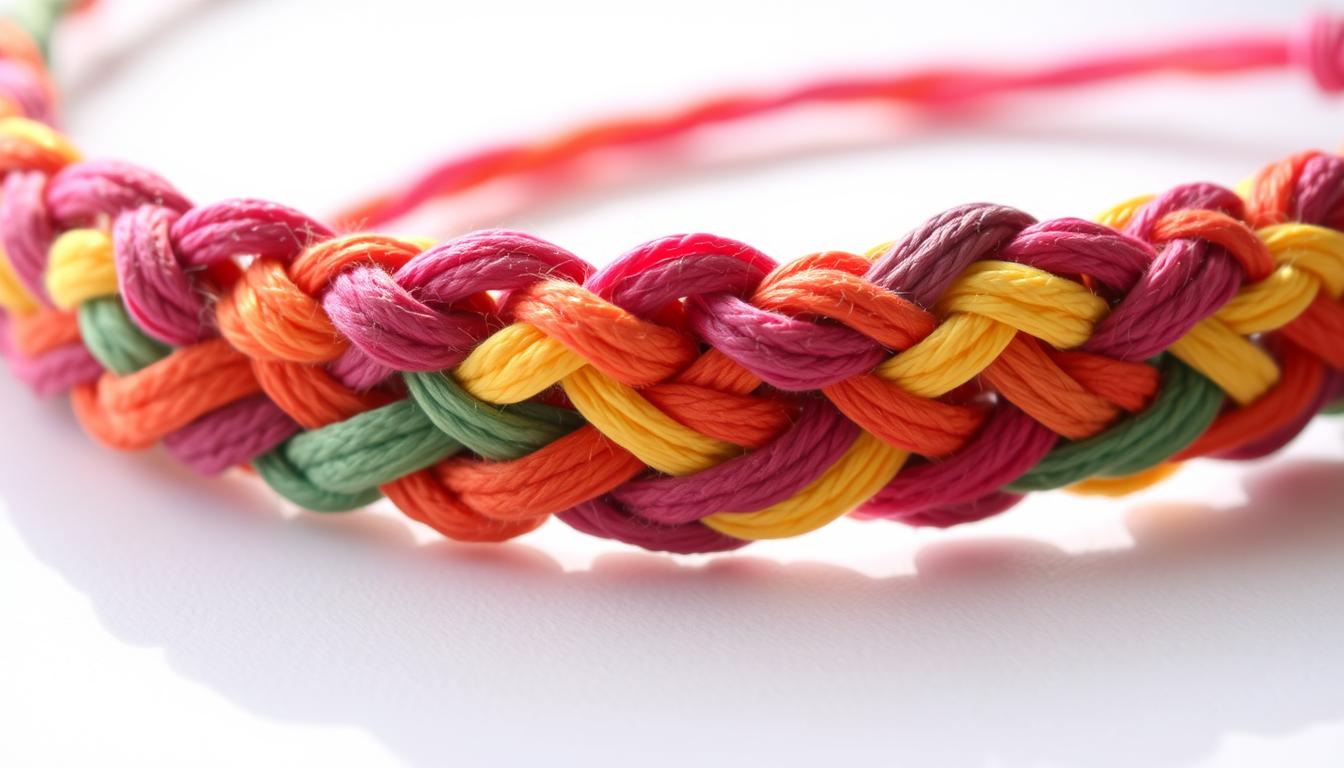 Making a Colorful Friendship Bracelet – Bright Whisk