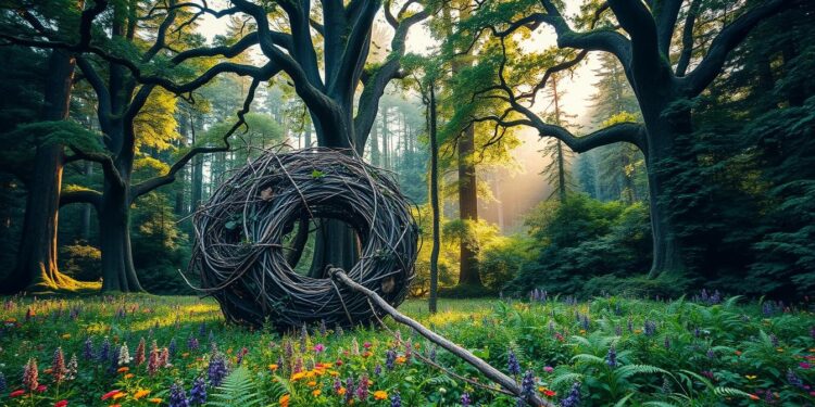 Making a Nature Collage – Bright Whisk