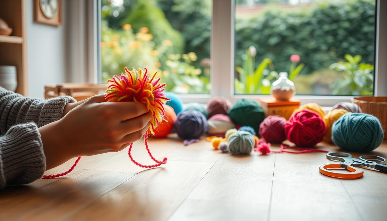 Making Yarn Pom-Poms – Bright Whisk