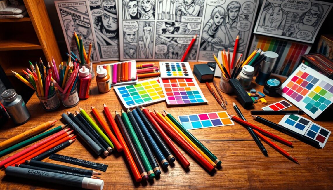 Drawing a Comic Strip Poster – Bright Whisk