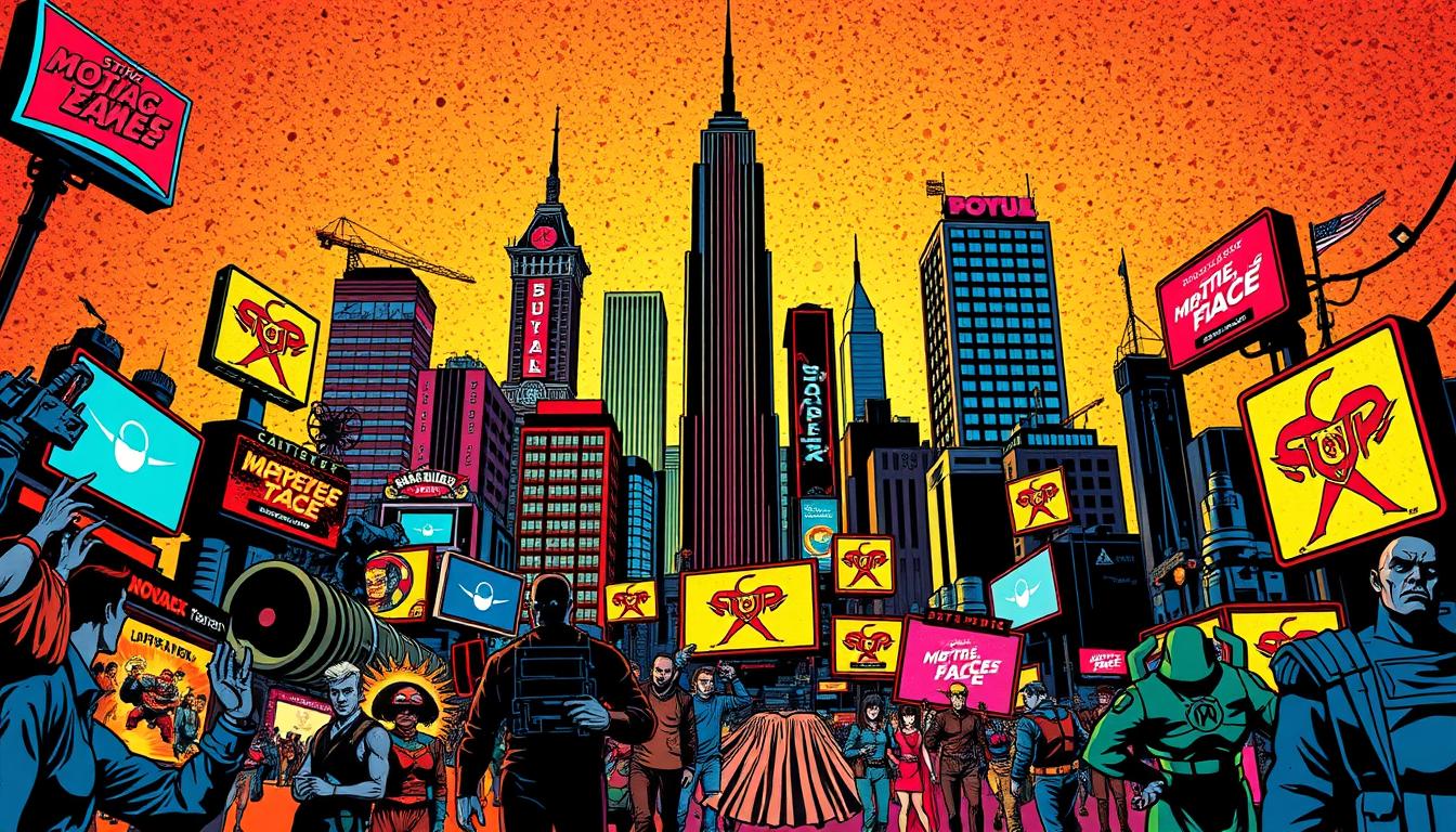 Drawing a Comic Strip Poster – Bright Whisk