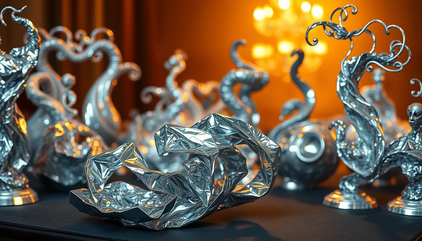 Making Tin Foil Sculptures – Bright Whisk